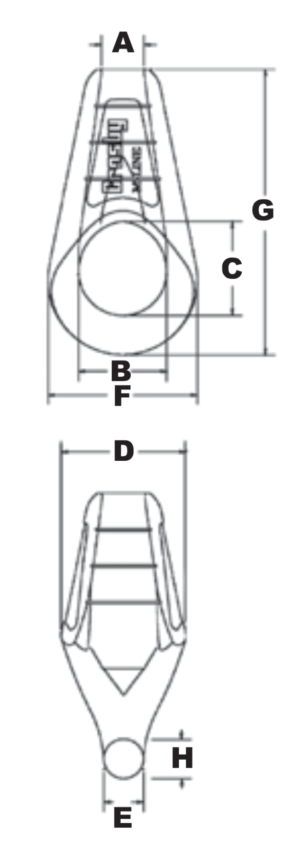 ซ็อกเก็ต ลวดสลิง Crosby Mooring Spelter Sockets G-517 - ไทยมุ้ย THMUI ...